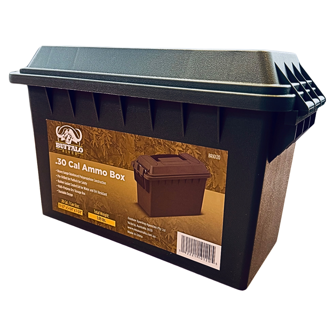 Buffalo River .30 Cal Plastic Locking Ammo Box – Hamills Taupo