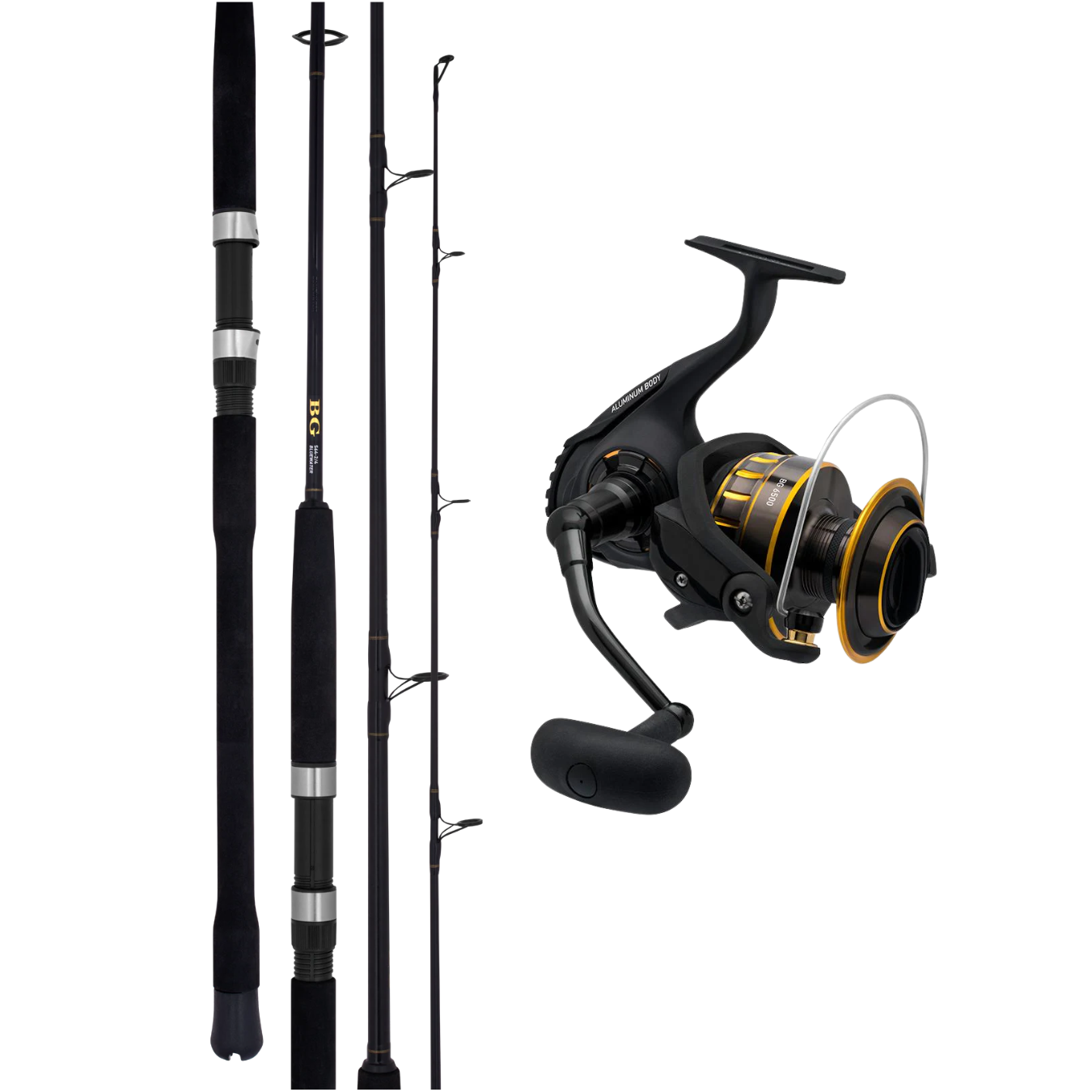 Daiwa BG 5000 / 21 BG Bluewater 7'9" Topwater Combo – with 300m 50lb B ...